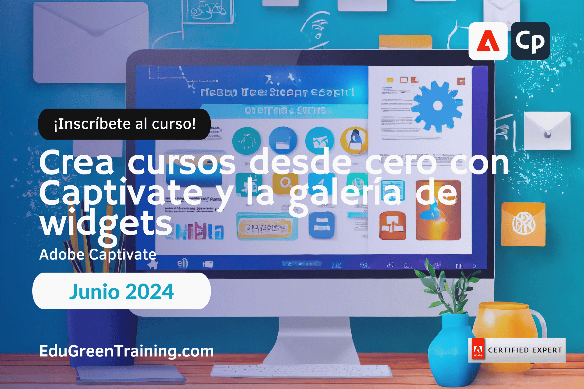 Crea cursos desde cero con Captivate y la galería de widgets – EduGreen ...